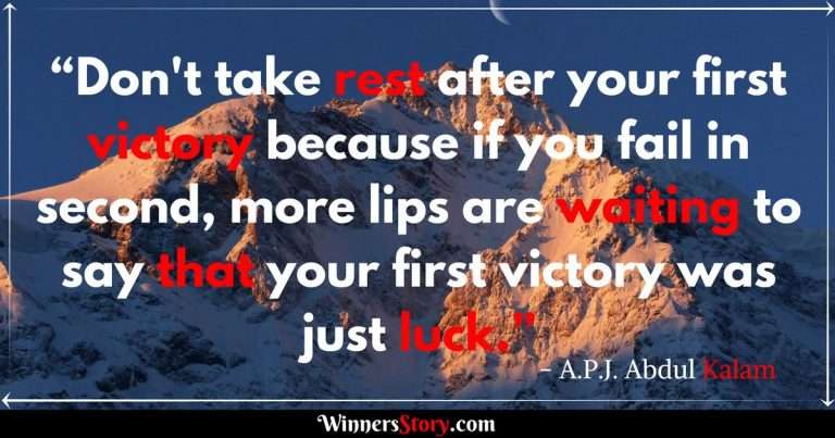 Top 26 Abdul Kalam Quotes that are motivational and inspiring